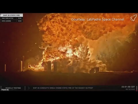 SpaceX rocket explodes into fireball on launch pad in South Texas