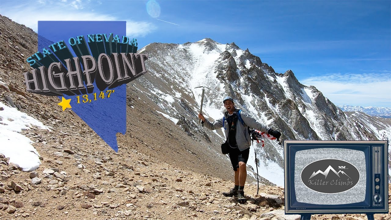 Climbing Boundary Peak via Queen Mine Trail