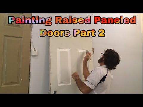 How to Brush a Raised Panel Door Video 2 of 3 Warsaw, Syracuse, Columbia City and Goshen Indiana