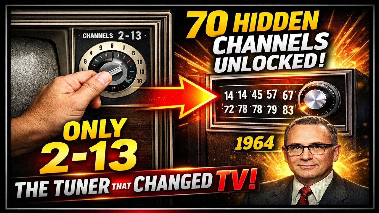 Half of America's TV Channels Were Invisible in 1962 — The Tuner That Unlocked 70 Hidden Stations