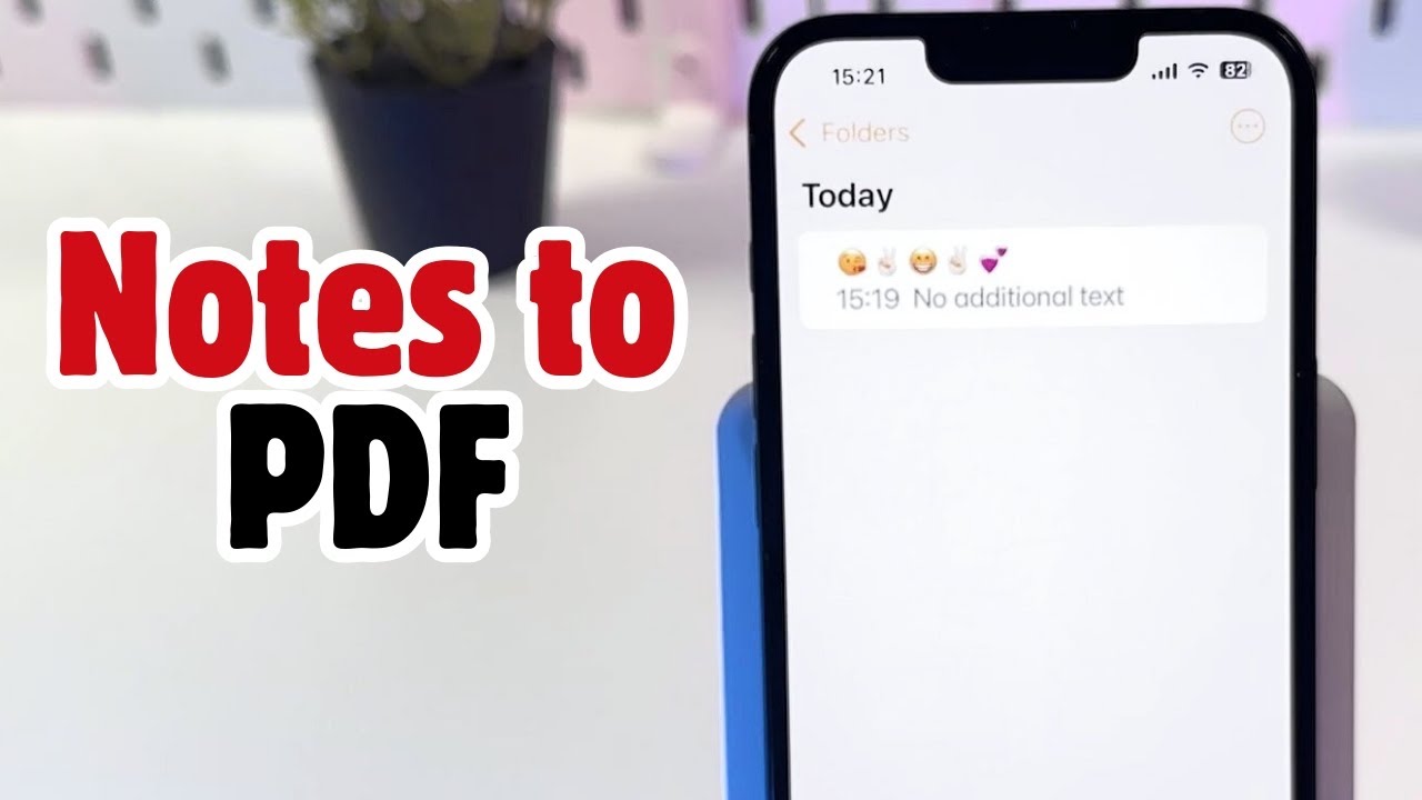iPhone 16e Guide - Converting Notes to PDF Easily