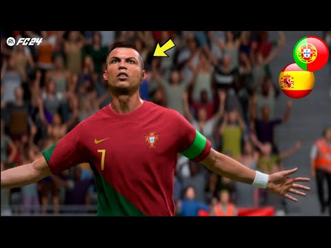 FC24 - Portugal vs Spain | Ronaldo on Fire 🔥🔥🔥 | Digital Footballer