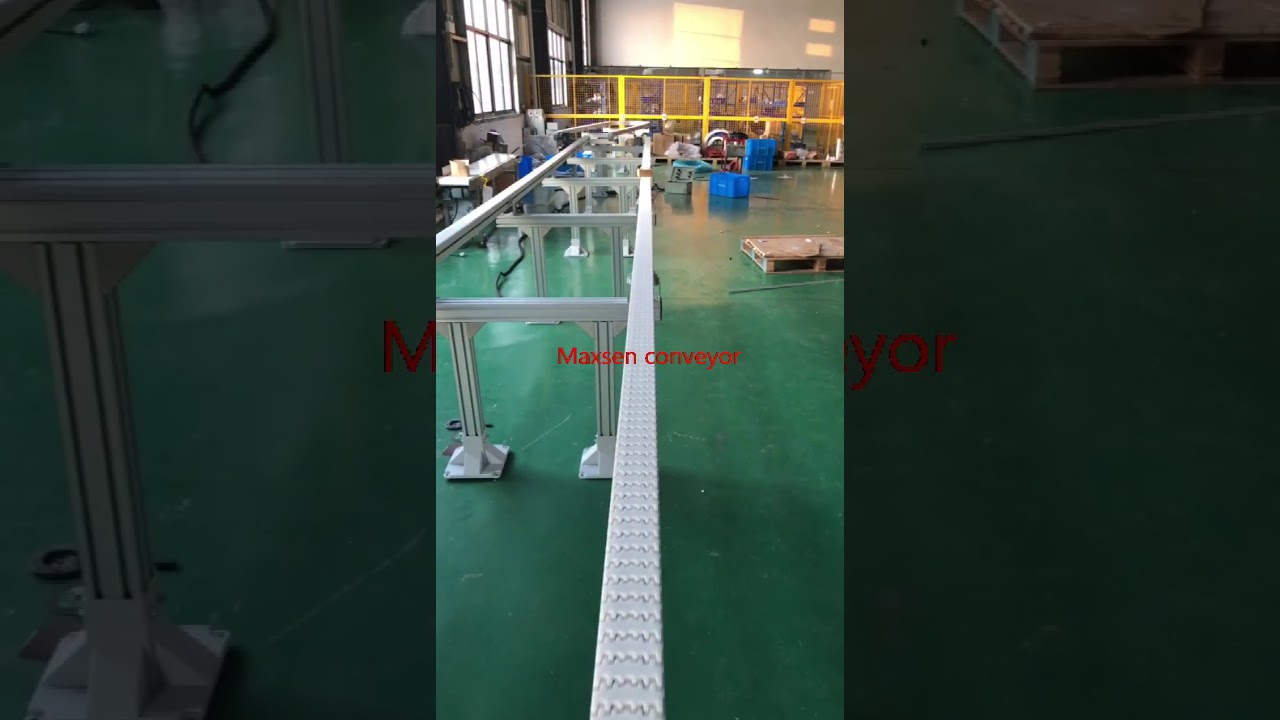 Maxsen conveyor flexible chain conveyor testing