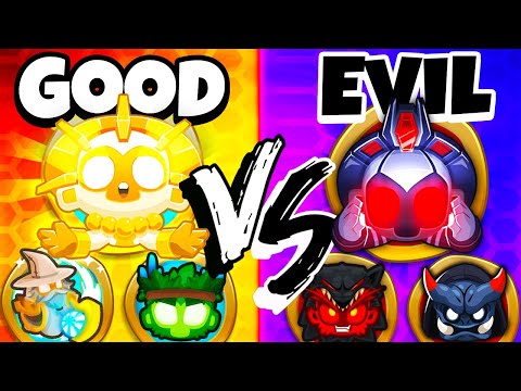 GOOD Towers vs EVIL Towers! (BTD6)