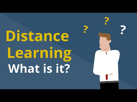 What is distance learning?