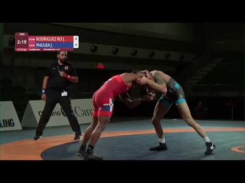 Qual. FS - 74 kg: J. RODRIGUEZ RO (DOM) v. J. PHULKA (CAN)