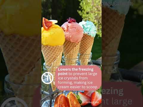 4 Functional Roles of Sugar in Ice Cream