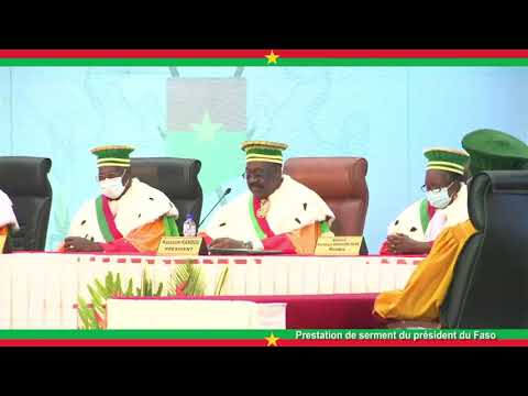 La prestation de serment, du président Roch Marc Christian Kaboré.