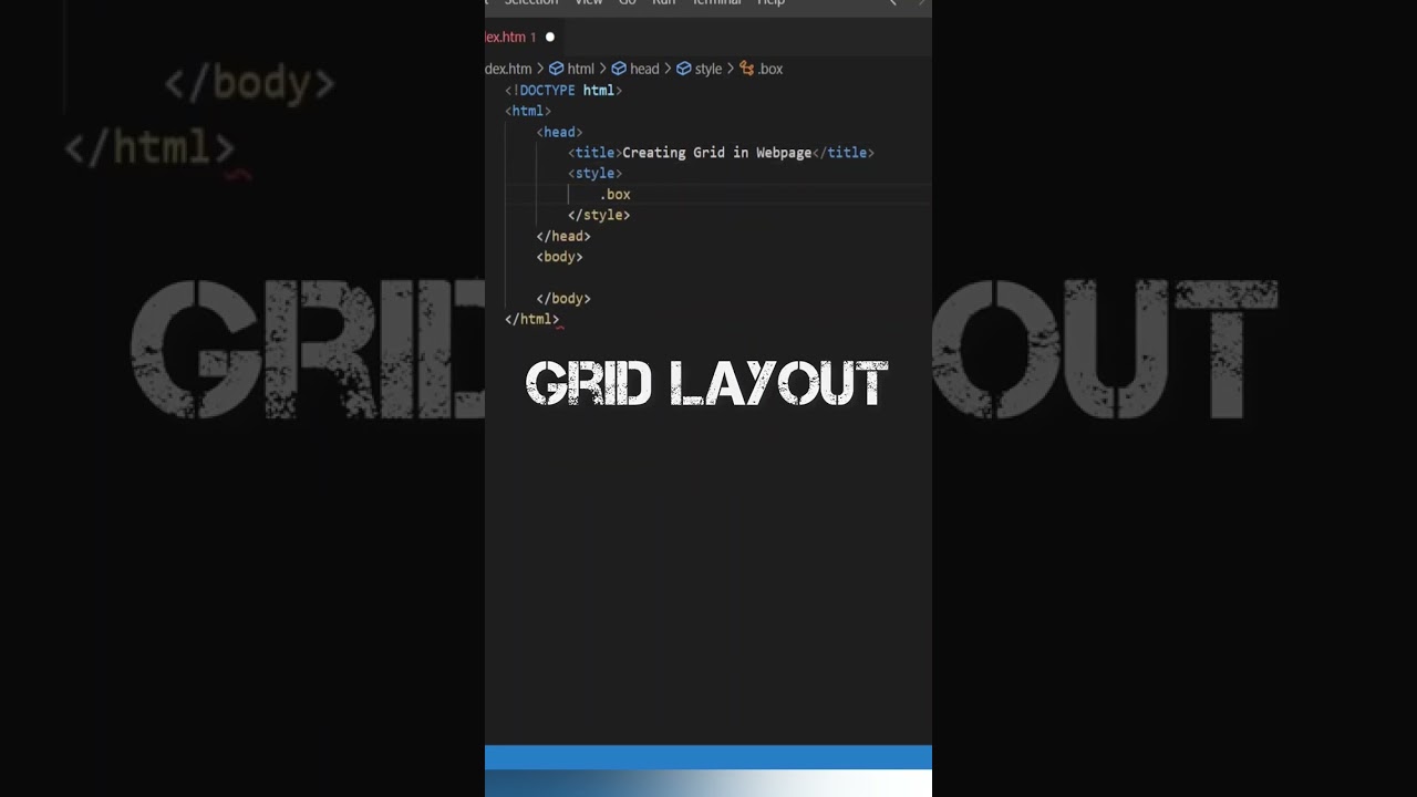 Grid Layout - HTML CSS