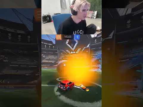 xQc speaks too soon during Rocket League... π