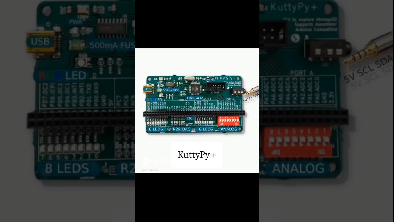 KuttyPy Plus ATMEGA32 Microcontroller