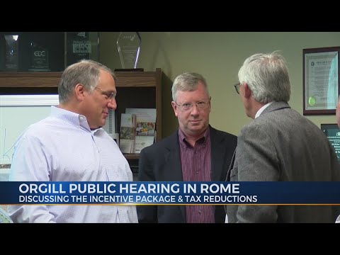 Orgill Public Hearing in Rome