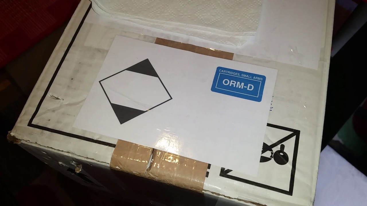 UPS ORM-D Markings Labels for Shipping Ammunition