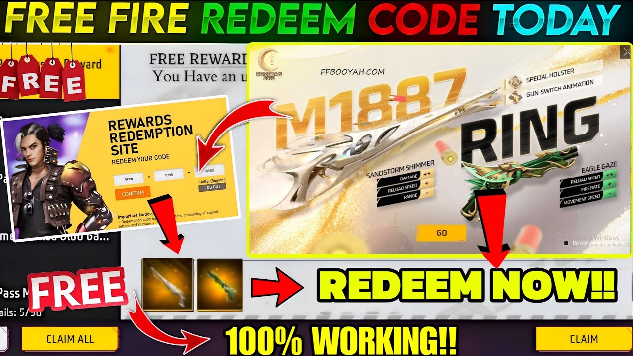 FREE FIRE REDEEM CODE TODAY 10 MARCH REDEEM CODE FREE FIRE | FF REDEEM CODE TODAY 10 MARCH