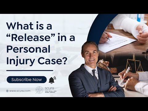 What is a "Release" in a Personal Injury Case?