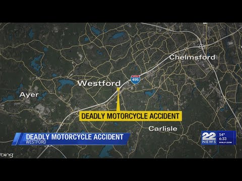 Deadly motorcycle crash on I-495 in Westford