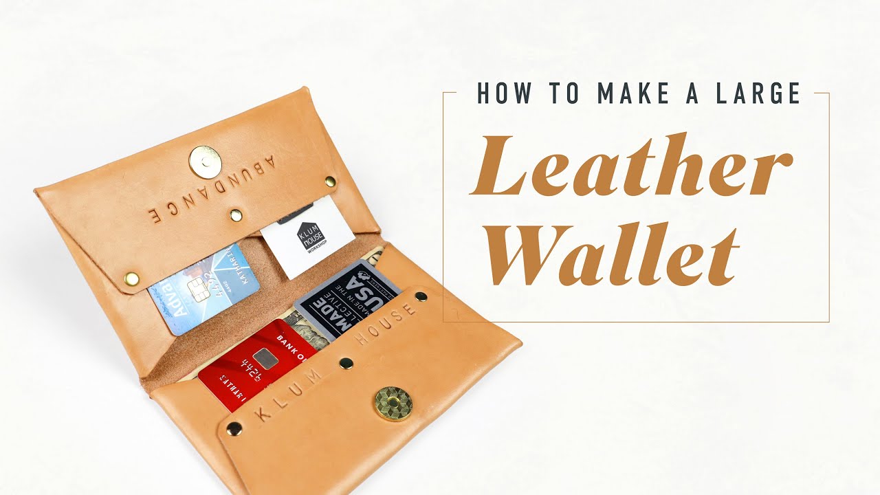 How to Make a Leather Wallet with Rivets