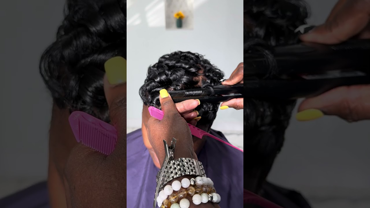 How to curl a Curly Pixie. #jupoppin #pixie #curlypixie