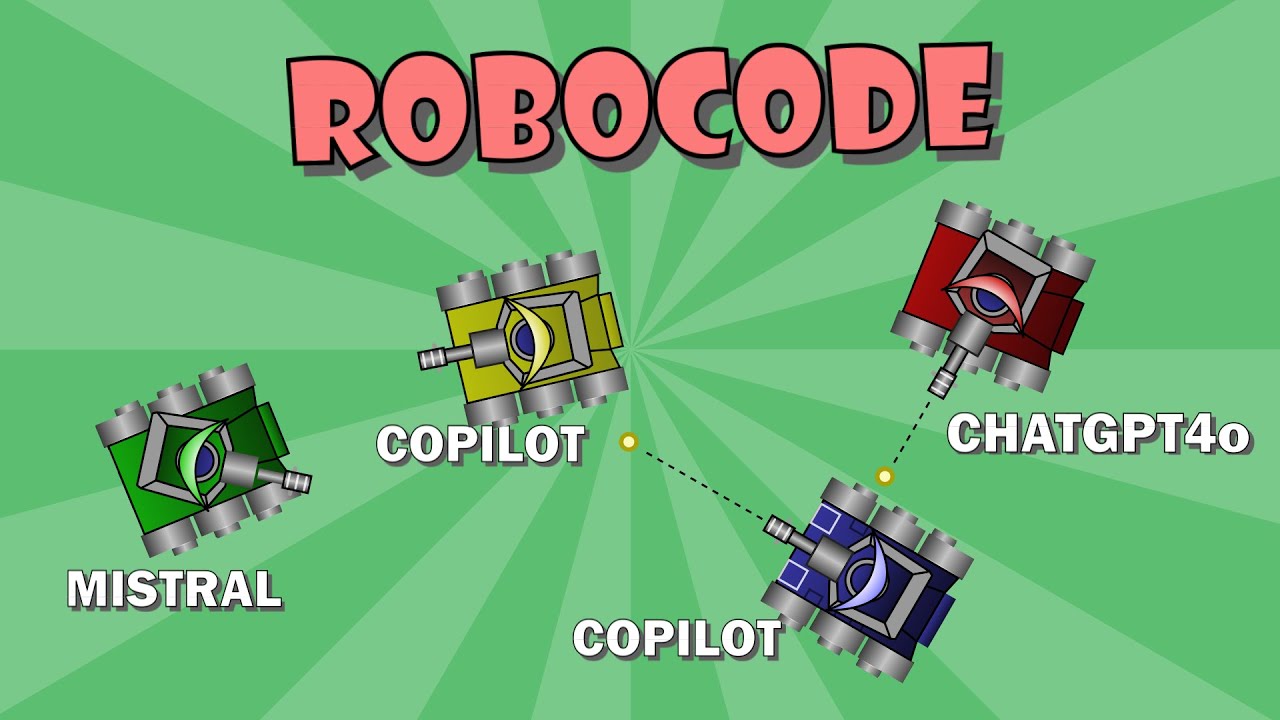 ChatGPT, Gemini, Copilot, Mistral battle in Robocode