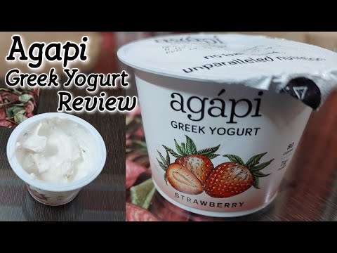 Agapi Greek Yogurt Strawberry Review in Hindi | How is Agapi Greek Yogurt??