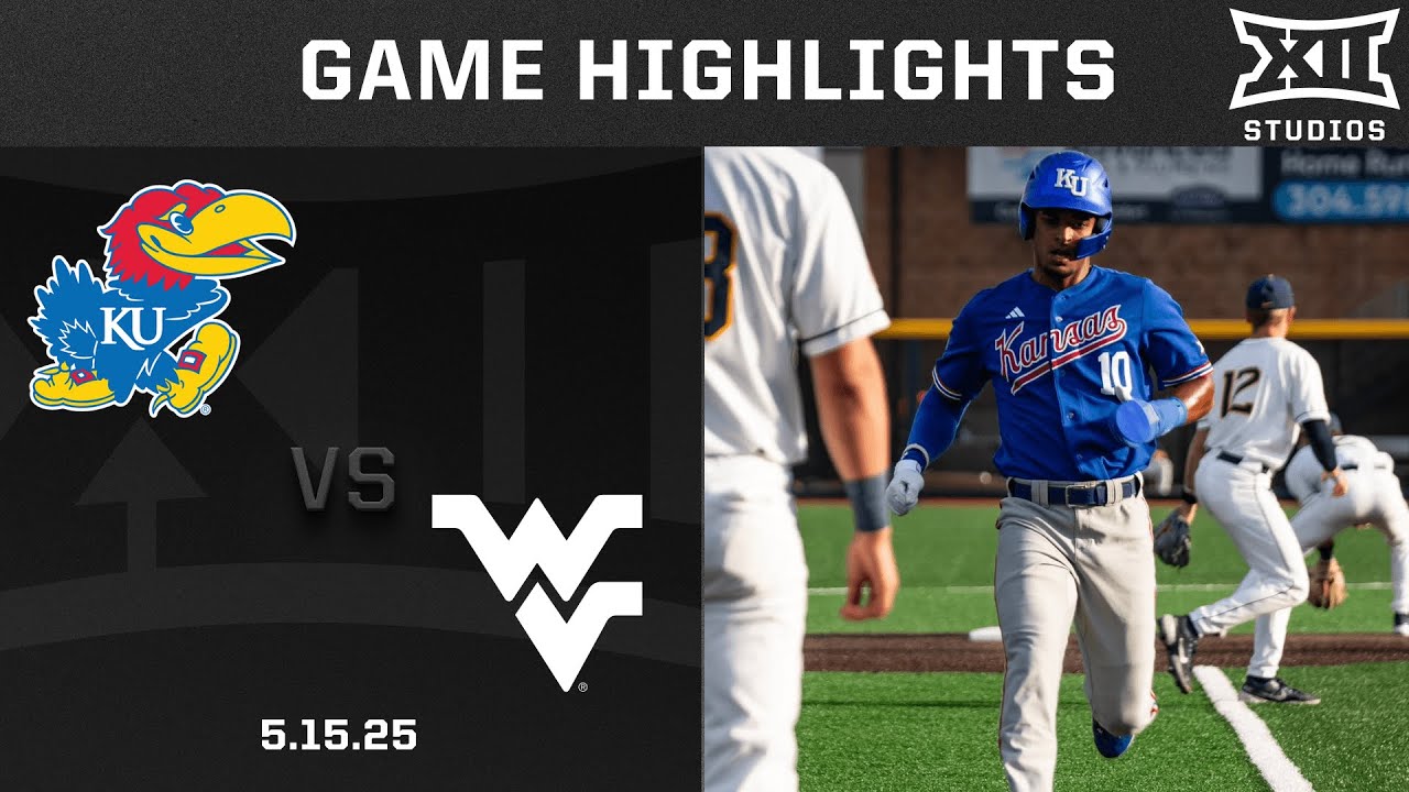 Kansas vs. West Virginia (5.15.25) Highlights | 2025 Big 12 Baseball
