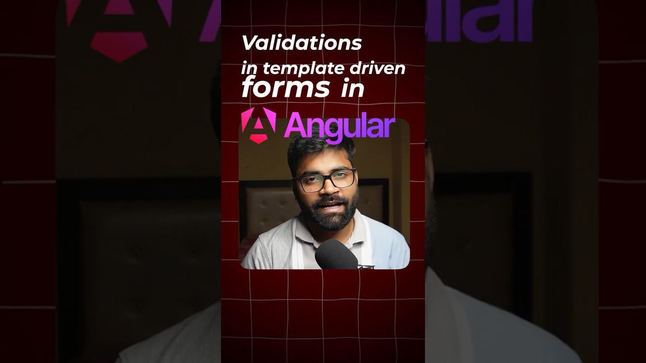 ✅ Validations in Template Driven Forms in Angular 🔥