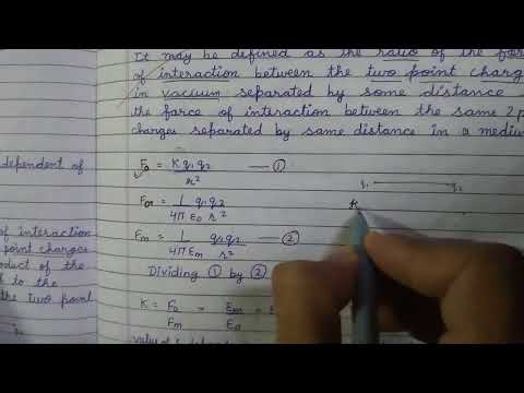 Dielectric constant #trendingshorts #electrostaticsclass12 #ytshorts #class12physics #trending