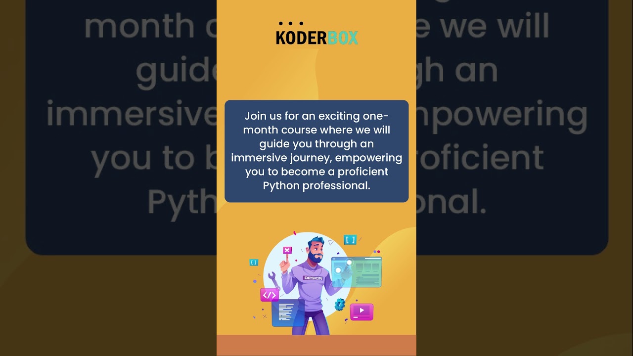 PYTHON SUMMER INTERNSHIP TRAINING PROGRAM- KODERBOX TECHNOLOGIES- THE BEST ONLINE PYTHON COURSE