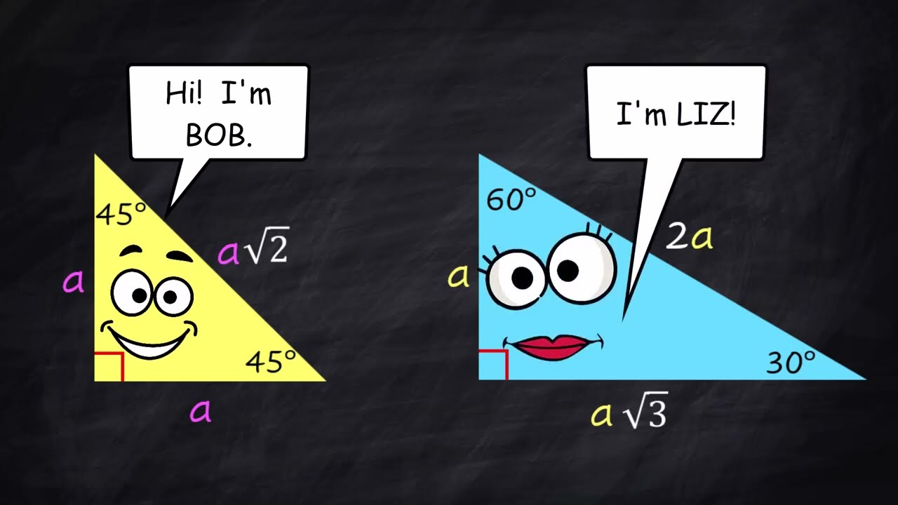 How Special Right Triangles Work | 45-45-90 and 30-60-90