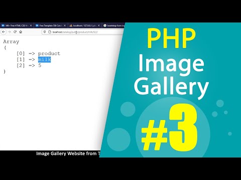 Learn PHP Image gallery website from HTML template Tutorial Part03 | MVC OOP | Quick programming ...