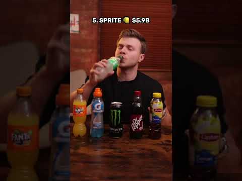 Top 10 Most Popular Soft Drinks In The World 🌎 #shorts
