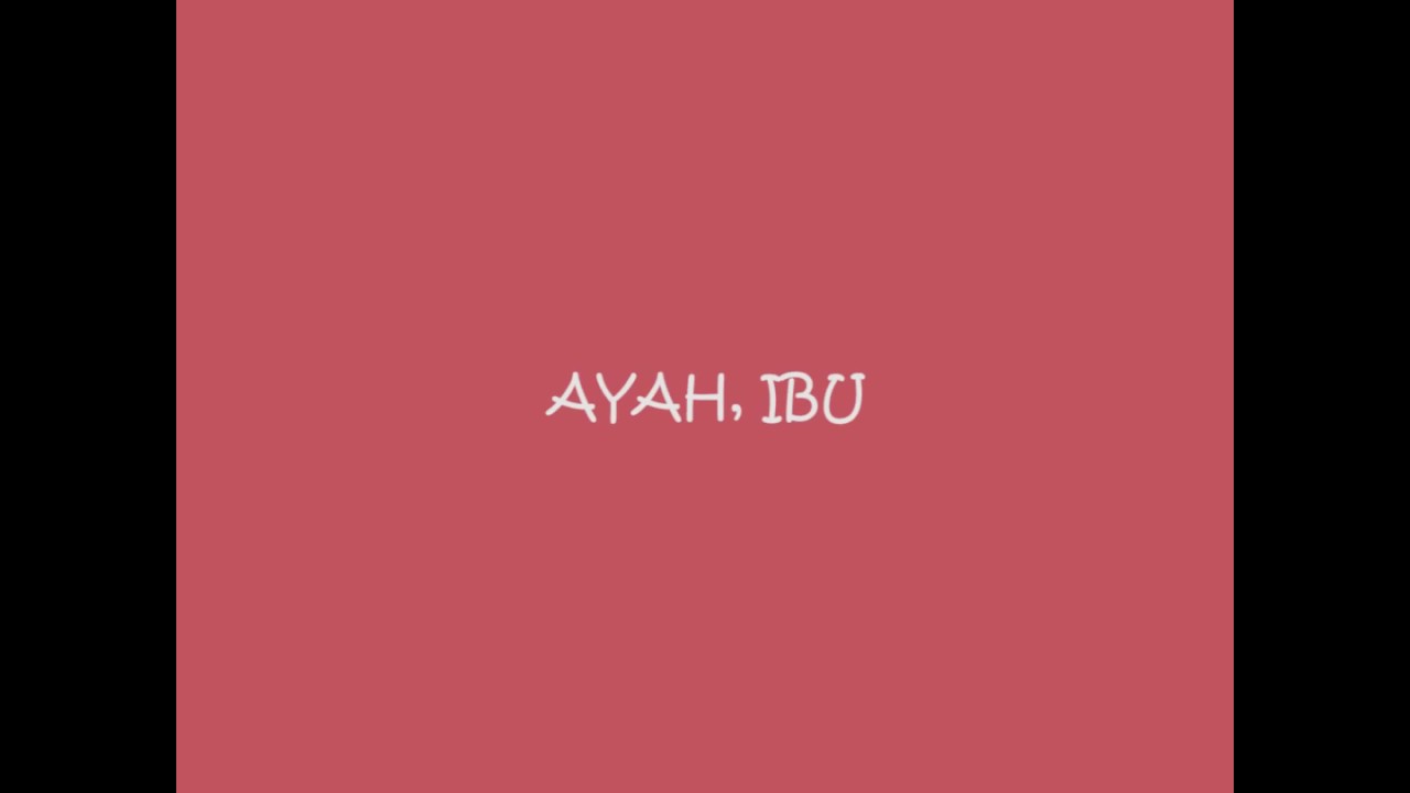 Puisi Untuk Ayah & Ibu