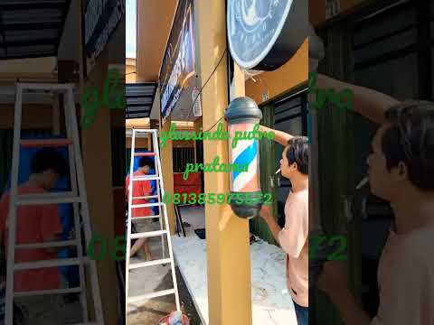neon box barber shop