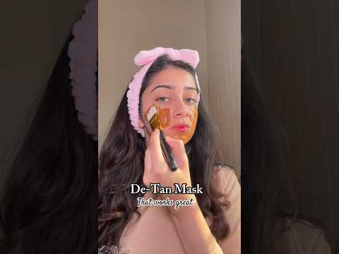 Detan Face Mask | Home remedies ๐ค| Skincare tan removal ๐