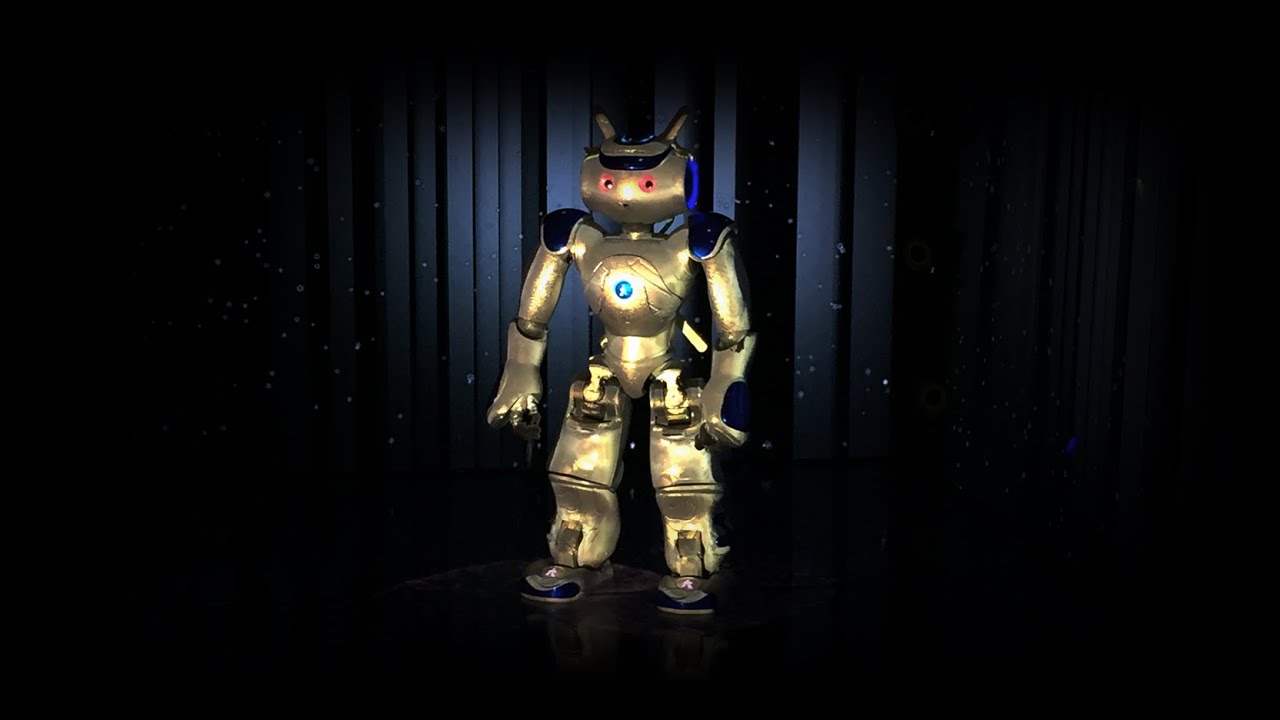 Modulo Kinetic interactive demo  on a moving Nao robot.