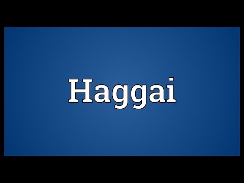 Haggai Meaning