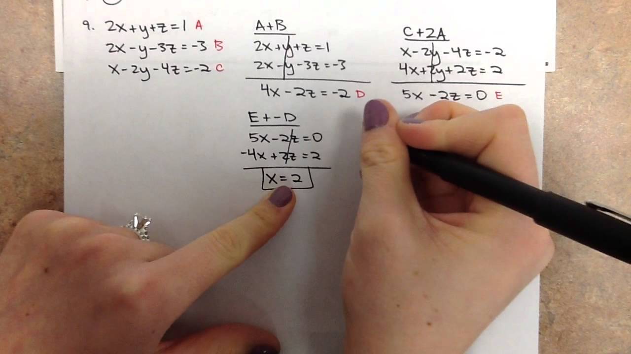 College Algebra Exam Review - Chapter 3