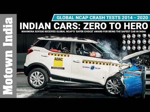 Indian cars: Zero To Hero | Global NCAP Crash Tests 2014 -2020 | Motown India
