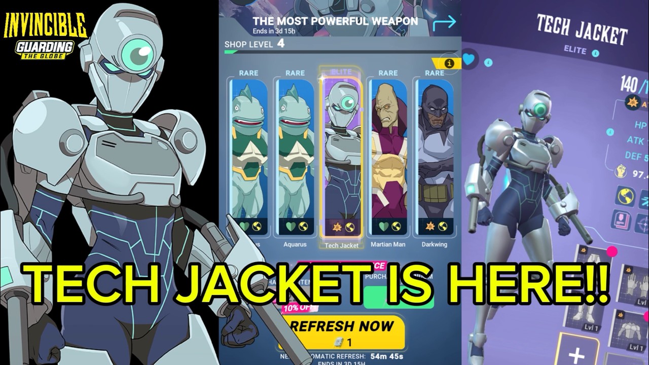 TECH JACKET IS HERE!! - Invincible: Guarding the Globe