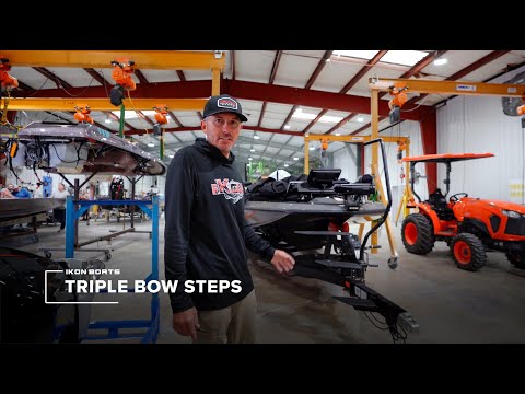 Triple Bow Steps: How To Utilize the Bow Steps & Arm When Launching & Loading Your Bass Boat