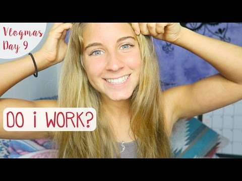 DO I EVEN WORK? // VLOGMAS DAY 9 ????