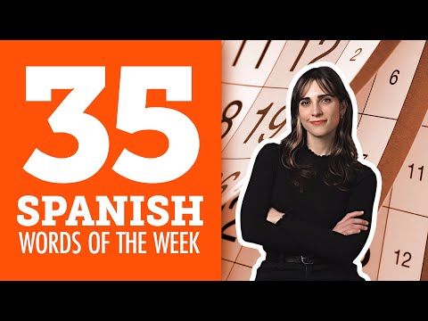 Top 35 Spanish Words of the Week