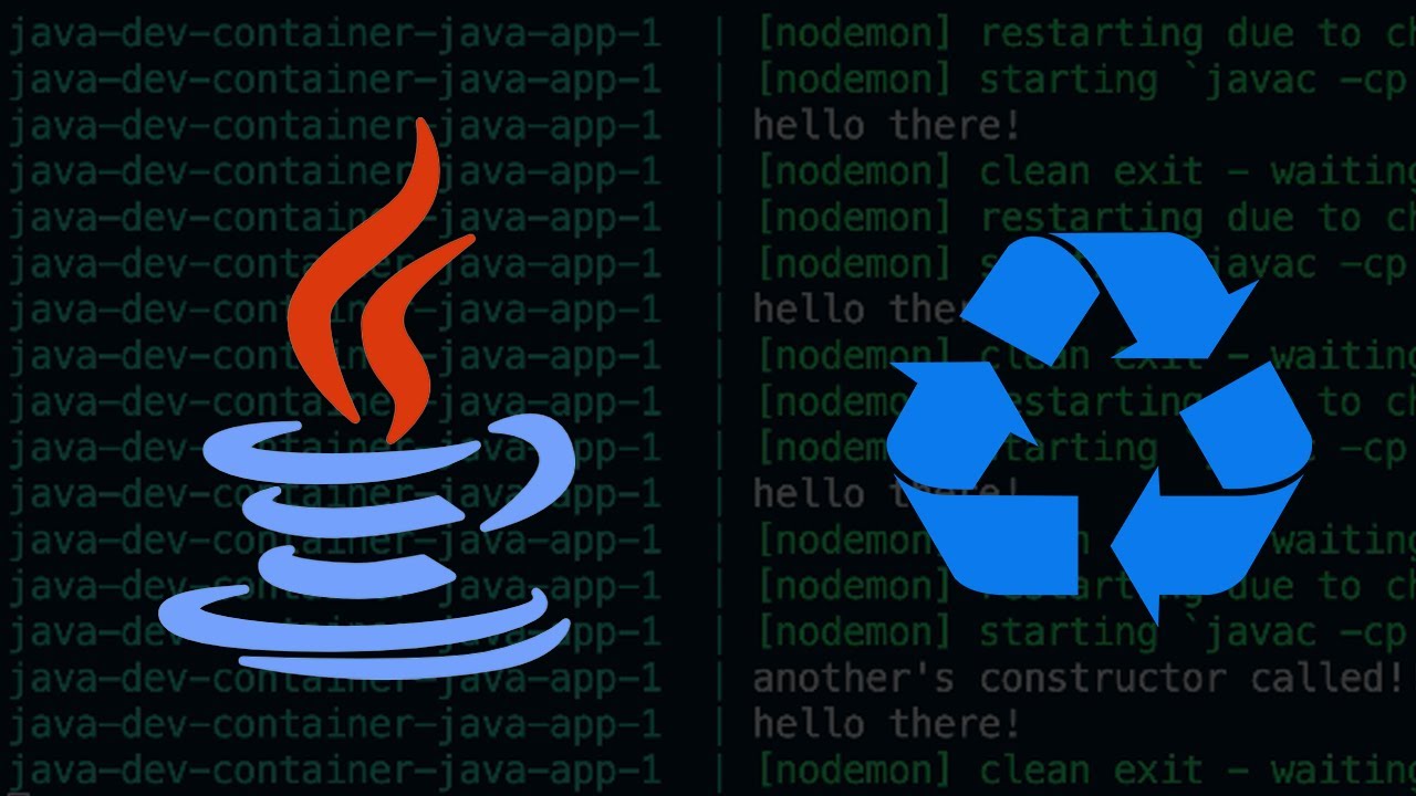 Creating Live Reloading Java Docker Containers