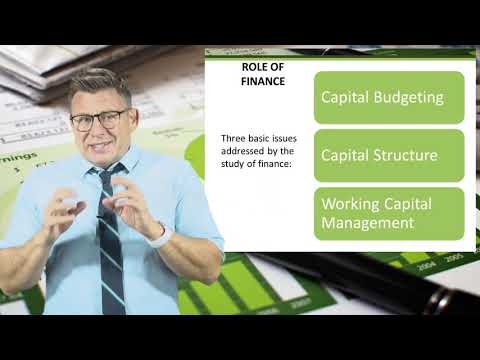 Role of Finance