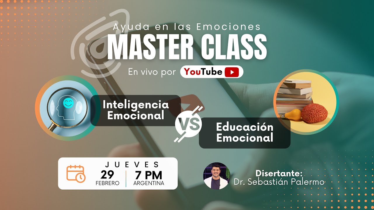 INTELIGENCIA EMOCIONAL vs EDUCACIÓN EMOCIONAL // Dr Sebastián Palermo