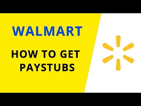 How to get Walmart PayStubs
