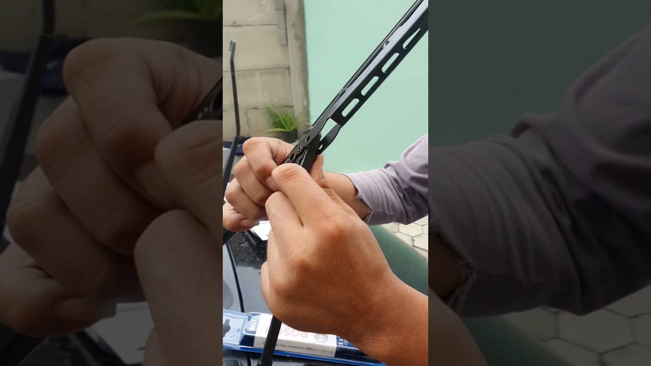 Tutorial Cara Pasang Wiper Mobil Merk Bosch #racunshope #Cashback50RB #