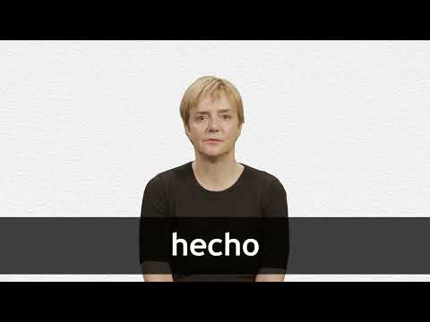 English Translation of “HECHO” | Collins Spanish-English Dictionary
