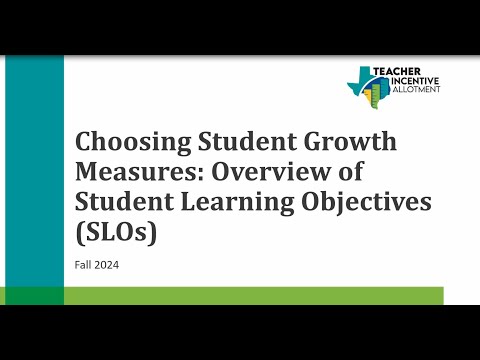 Overview of Texas SLOs (Fall 2024)