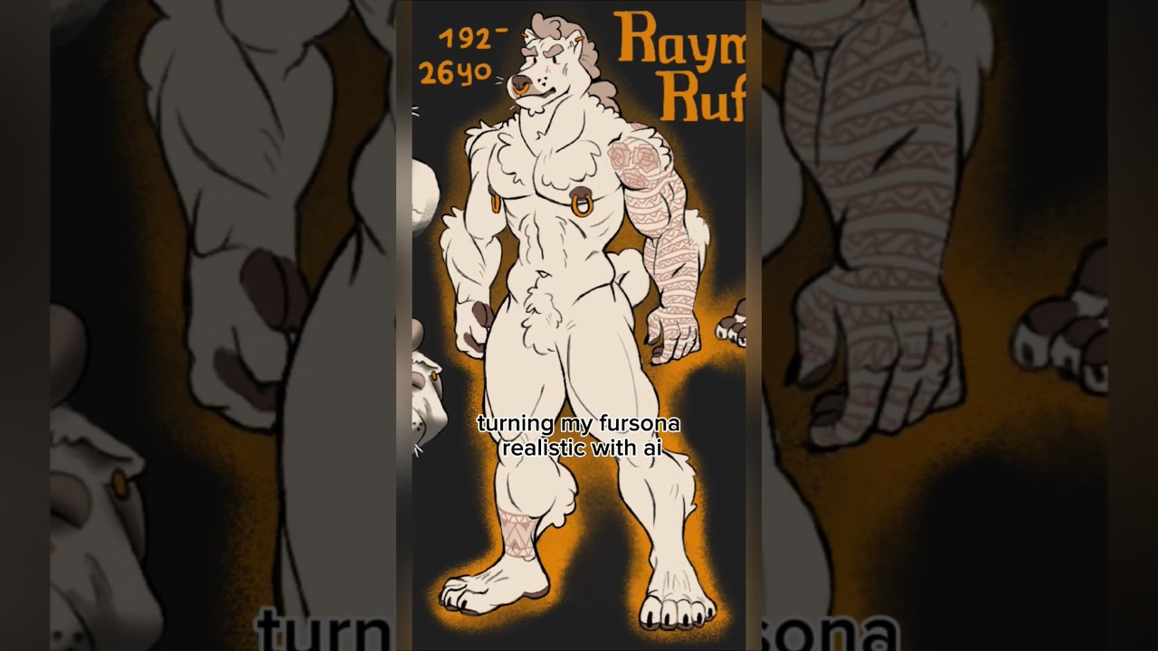more of him on my socials @ChivekadO #furry #furrydog #ai #bara #muscle #aishorts #fursona